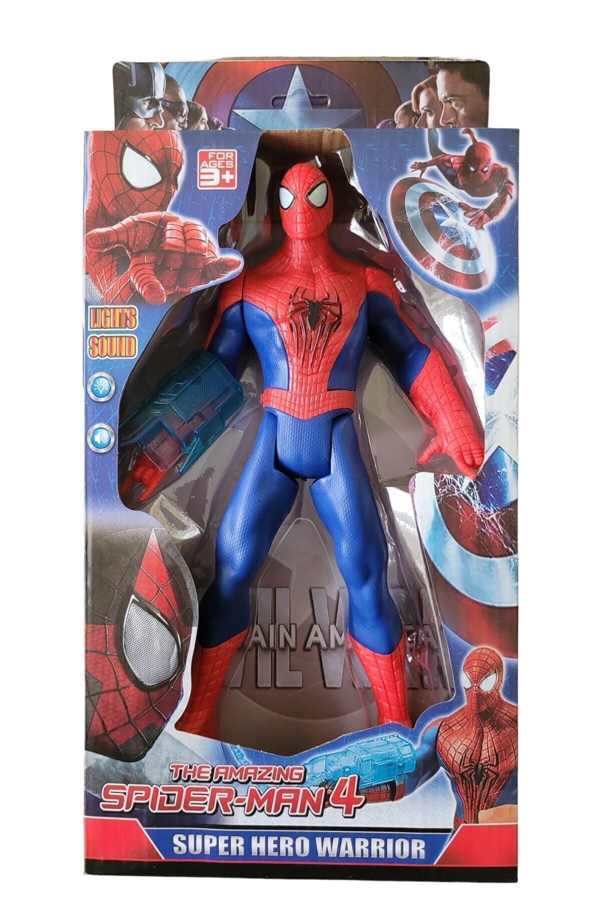 OMZ Eğitici Oyuncaklar Spider Man Figür 30Cm Örümcek Adam Işıklı Kız ...