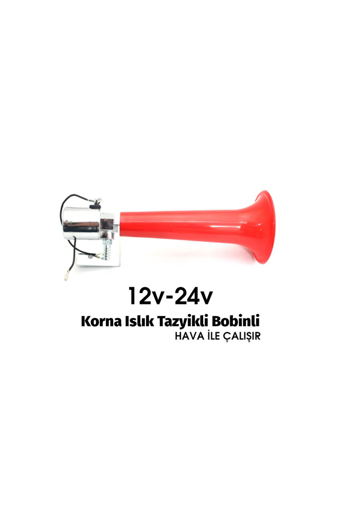 AHMET OTOMOTİV 12v-24v Korna Islık Tazyikli Bobini Hava Ile Çalışır ...