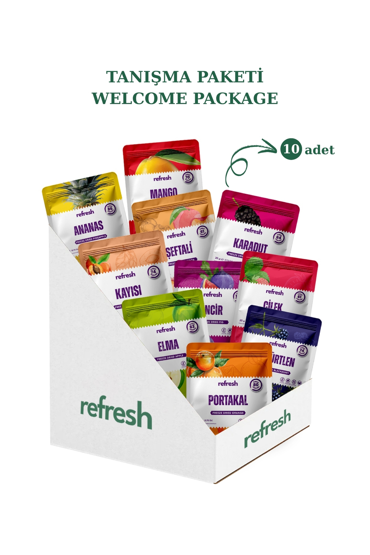 Refresh Chips Freeze Dried Tanışma Seti - Dondurularak Kurutulmuş ...