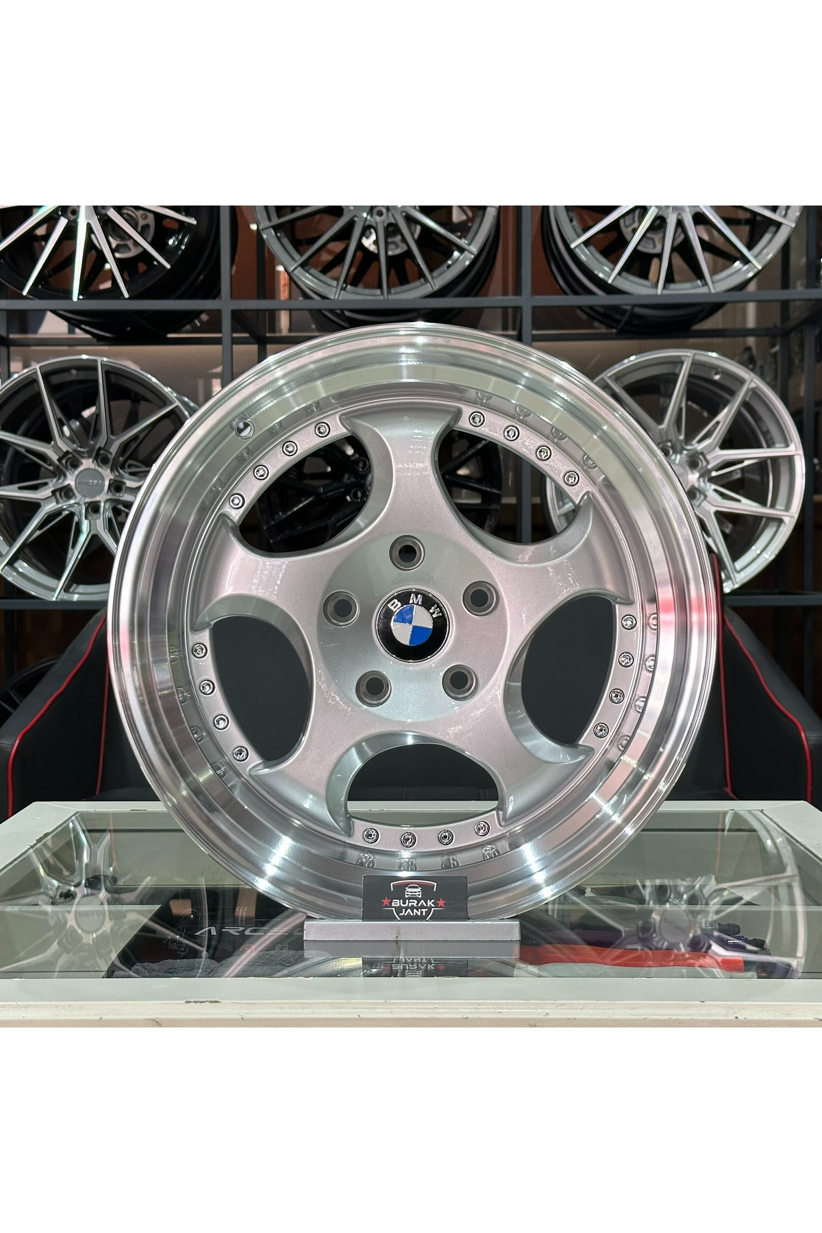 powcan 17 İNÇ 5X120 BMW E36 M COUNTER RONDEL BAŞKENT ÖN ARKA JANT ...