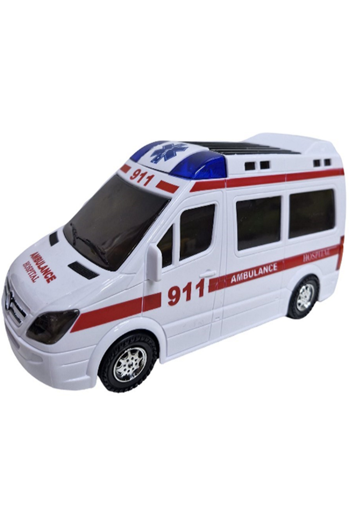 Oyuncak Bayim Oyuncak Ambulans Araba 3D Işıklı Sesli Ambulance ...