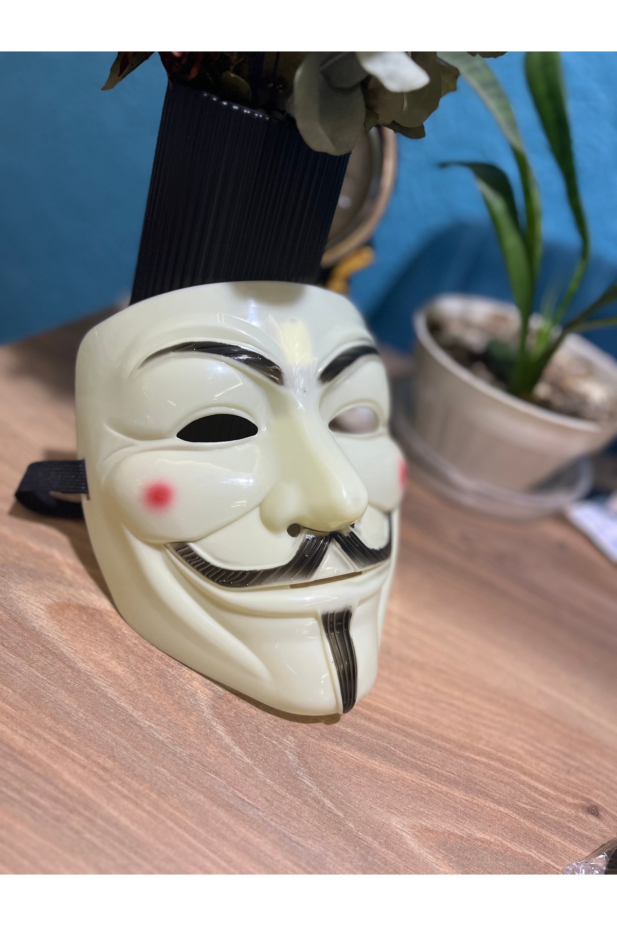 CN Cadılar Bayramı Korku Yüz Maskesi, V for Vendetta Maskesi, V Maskesi ...