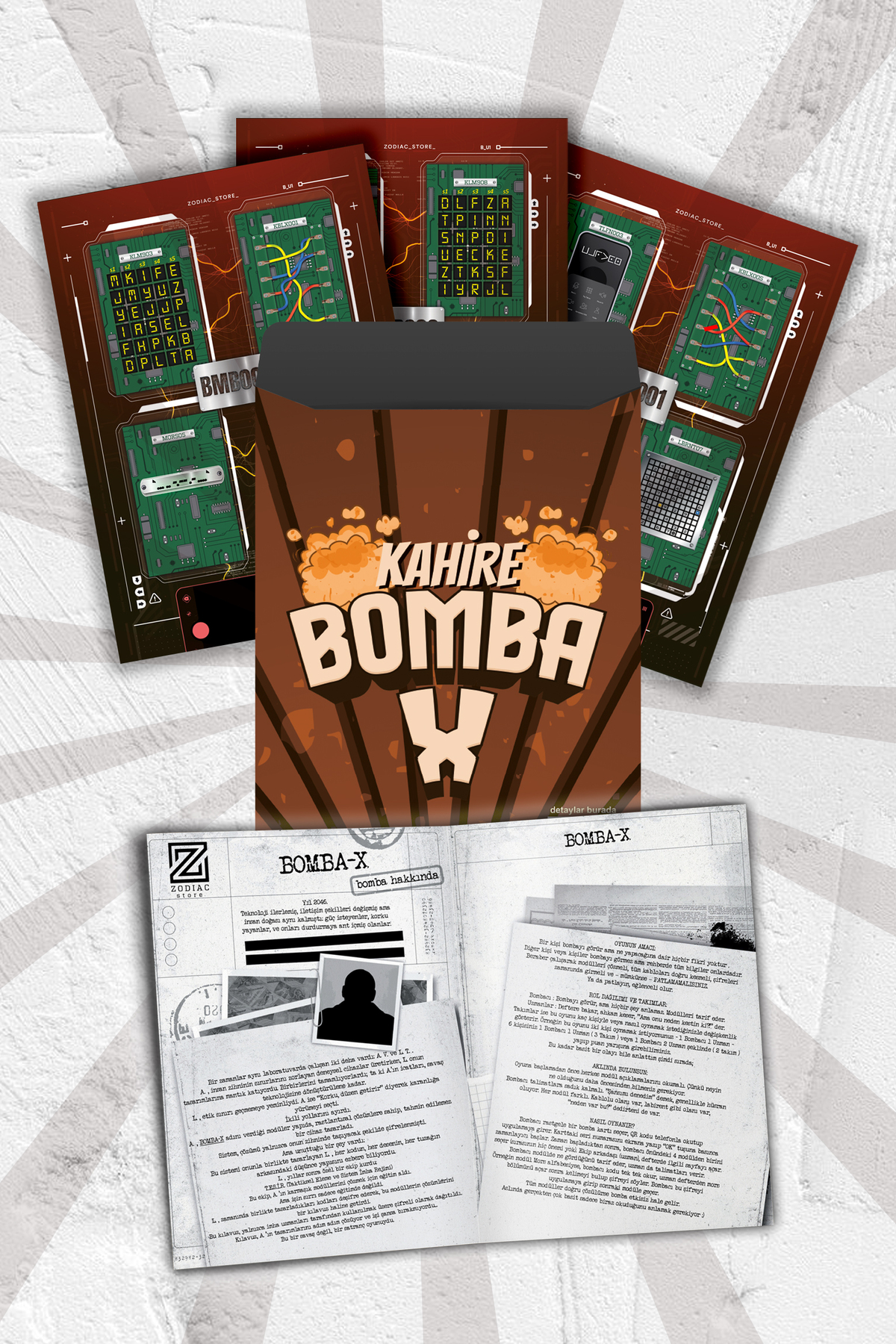 Zodiac Store Bomba - X: Kahire – Kağıt ve Dijital Entegrasyonlu Bomba ...