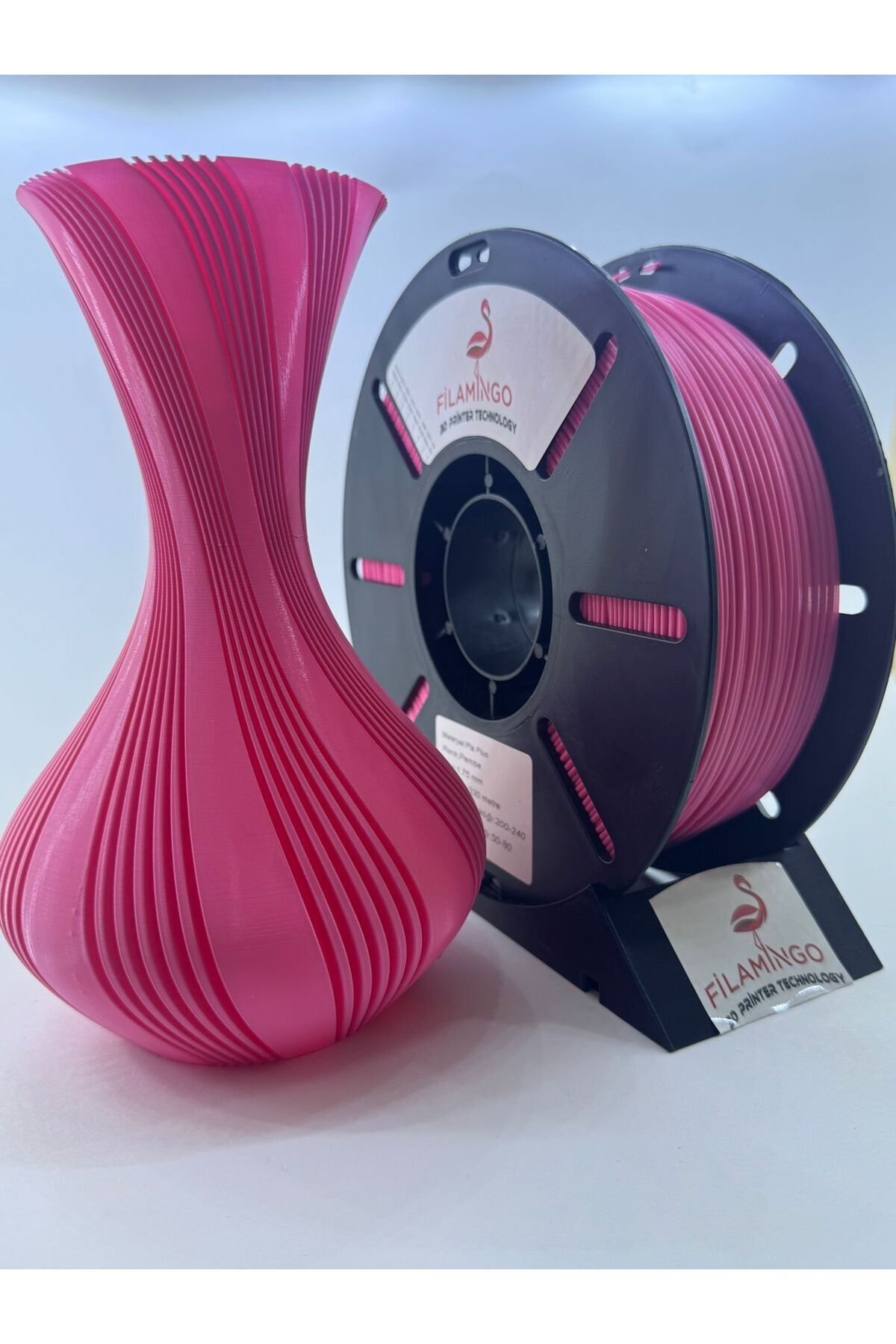 filamingo filament PLA PLUS PEMBE FİLAMENT - Fiyatı, Yorumları