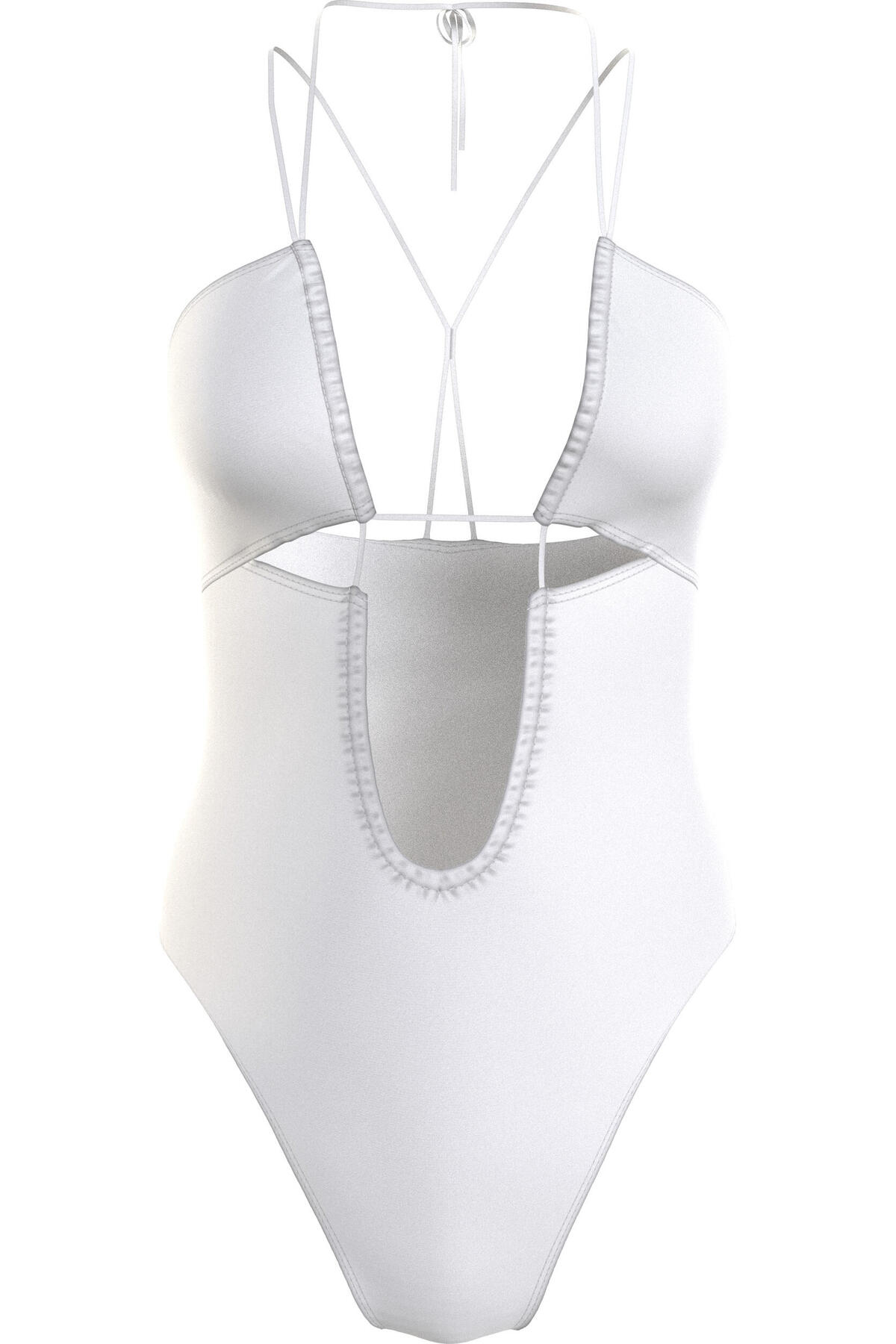 Calvin Klein ONE PIECE Kadın Beyaz Mayo - Fiyatı, Yorumları
