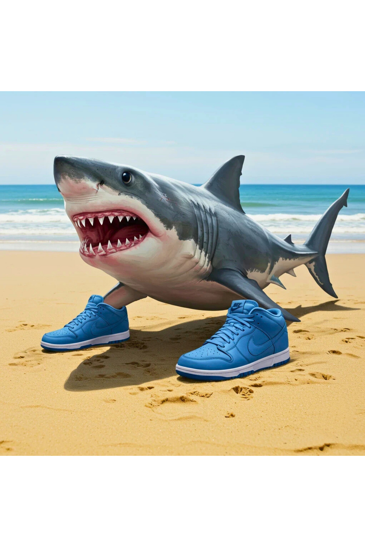 vodler Tralalero Tralala Shark Wallpaper- Trendyol