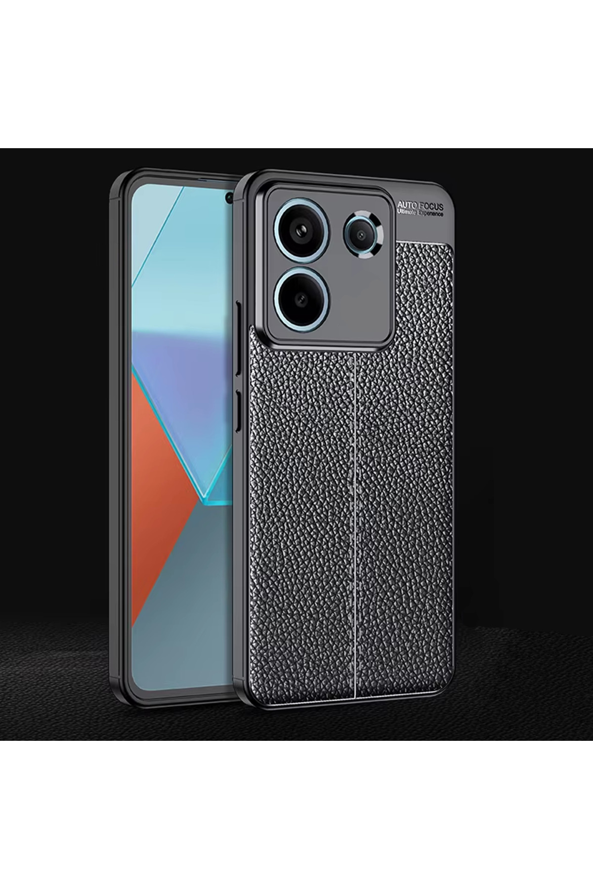 Microcase Xiaomi Redmi Poco M7 Pro 5G ile Uyumlu Leather Serisi Deri ...