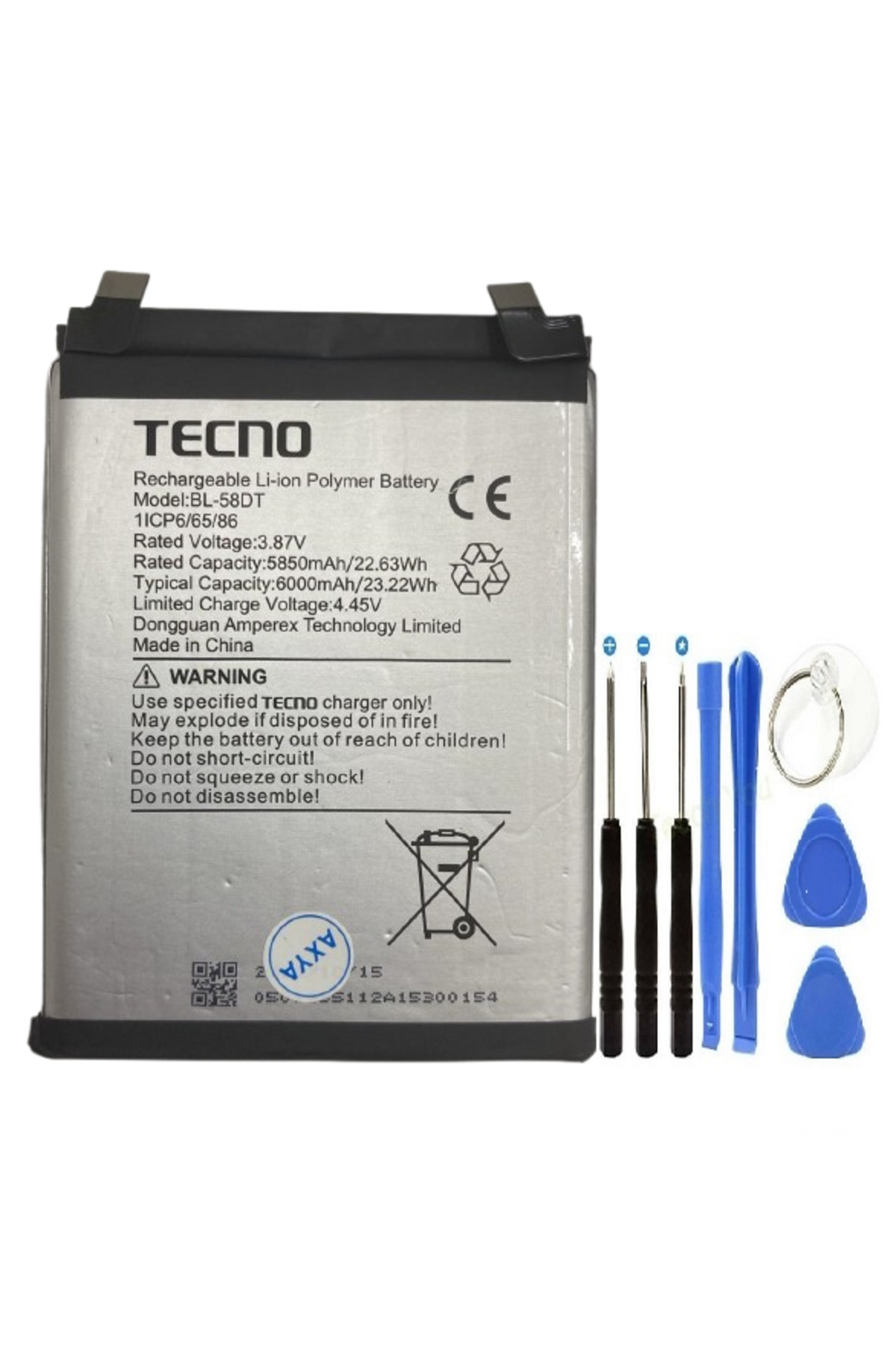 AXYA Tecno Pova 4 Pro Bataraya Pil Bl-58DT - Fiyatı, Yorumları