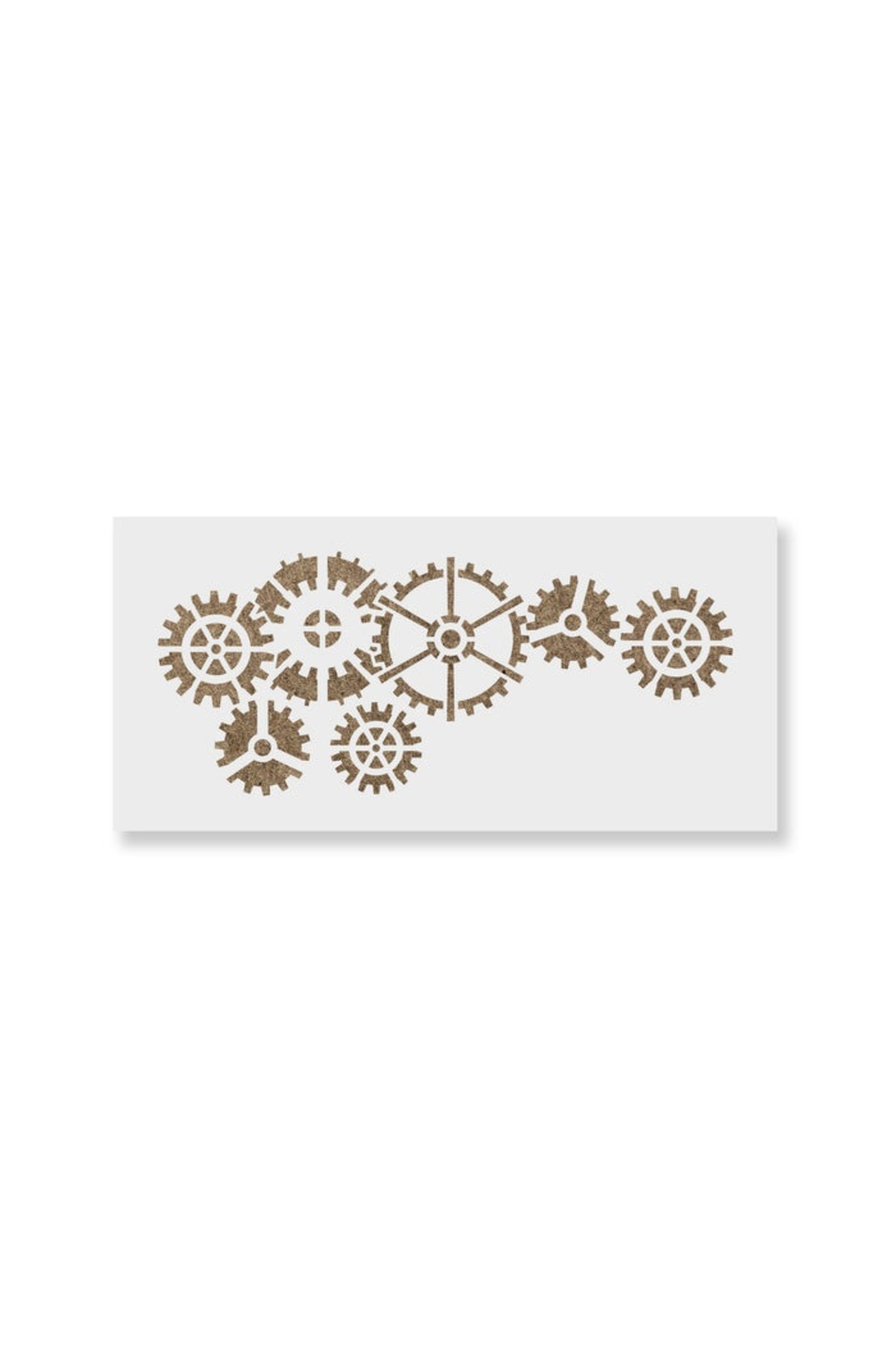 Maxrom Stencil Wall painting, plaster 0.7mm Gears model MXSP7470, 1000 ...