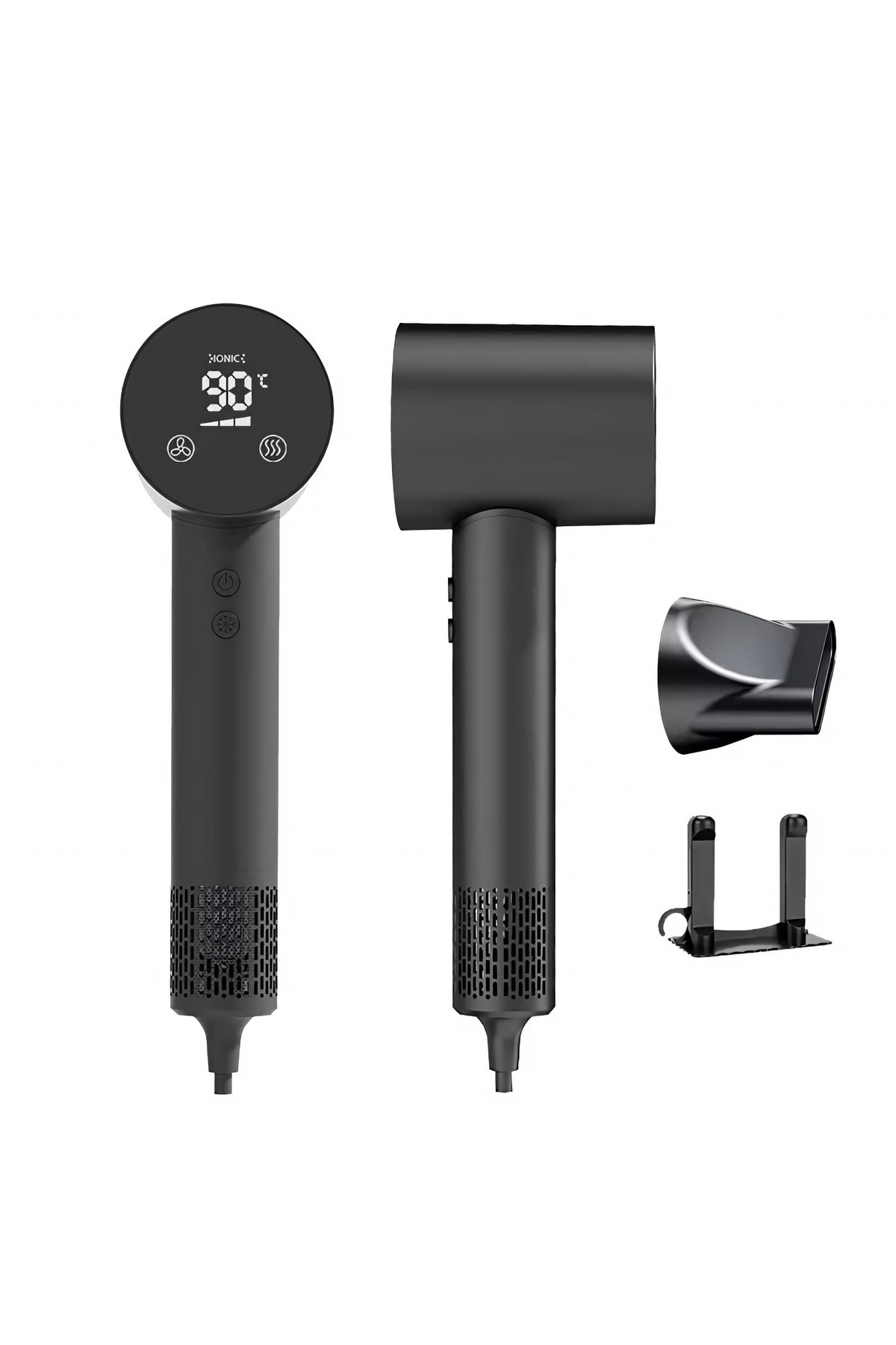 HYDER Uscator de par Profesional, 1500W, 3 viteze, 22m/s, control ...