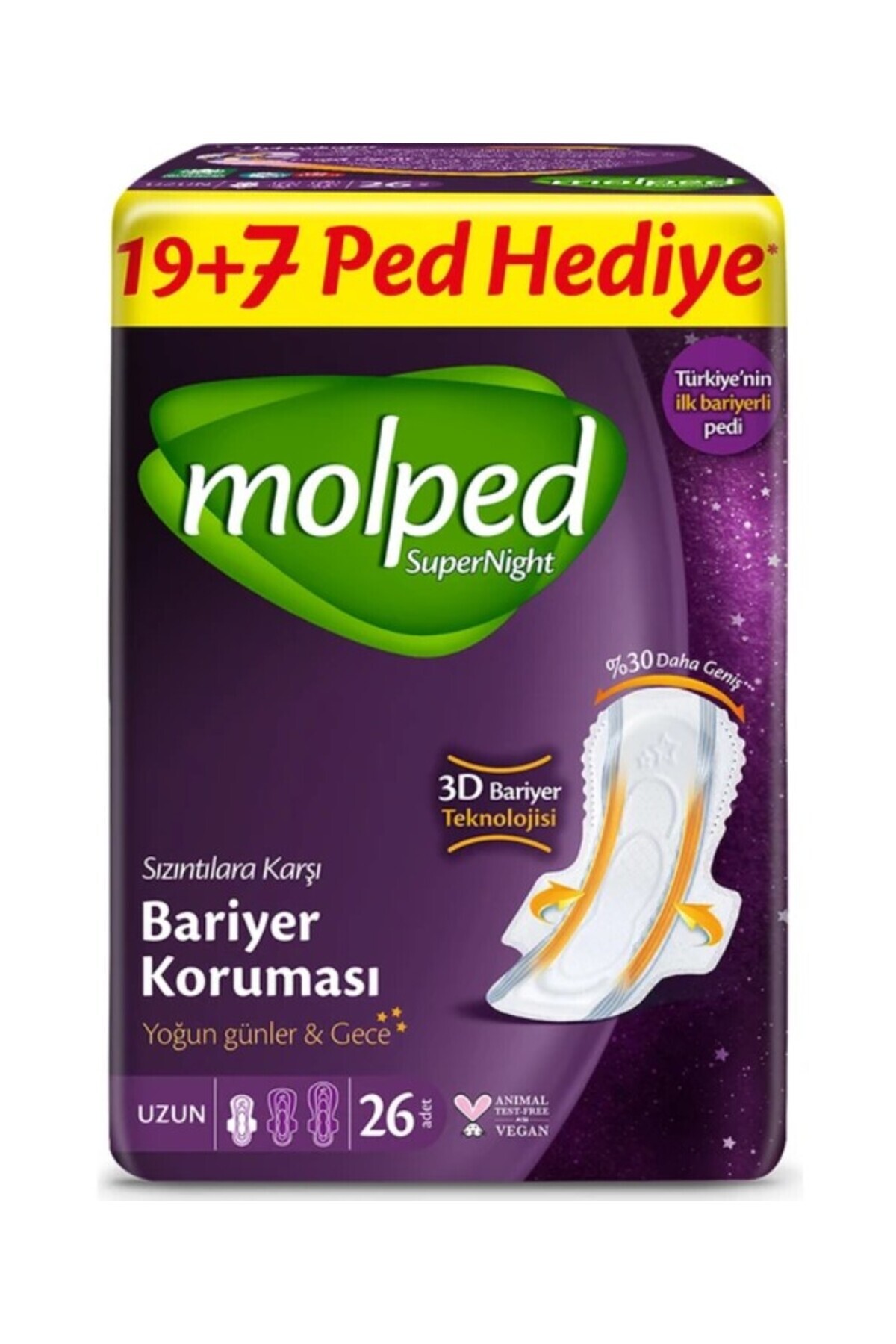 Molped SüperNight Süper Gece Ped 26 Adet - Fiyatı, Yorumları