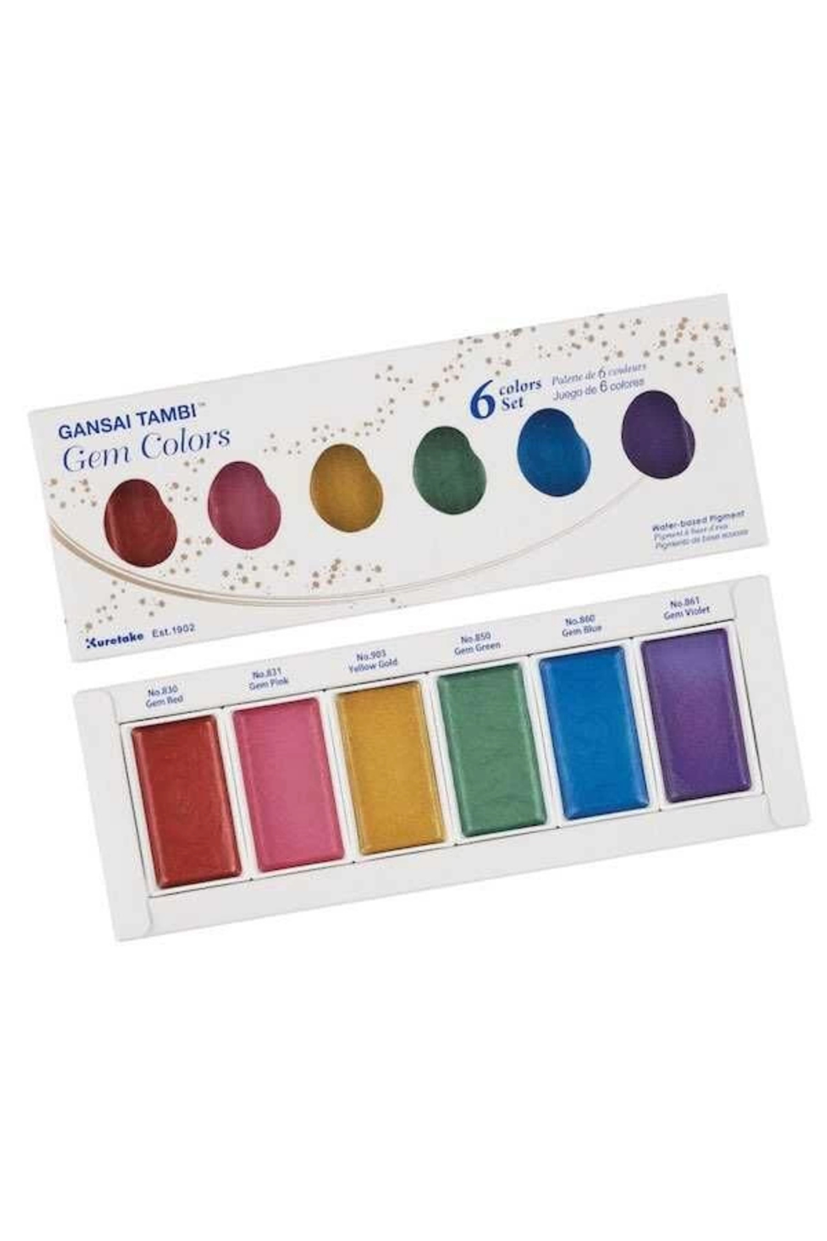 Genel Markalar Kuretake Gansai Tambi Gem Colors Mücevher Renkleri ...