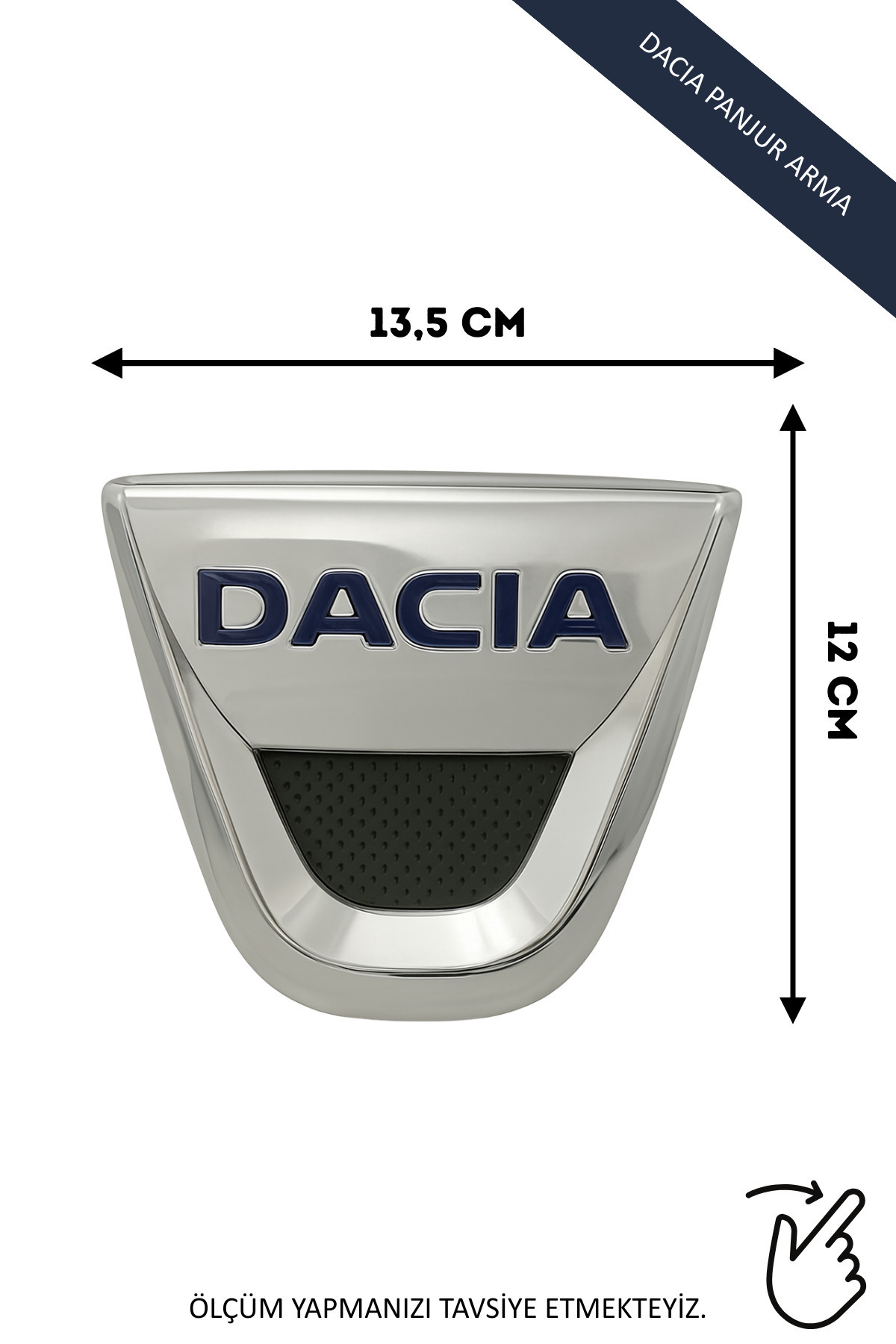 MEFAUTO Dacia Duster Sandero Dokker Сумісний передній бампер Емблема ...