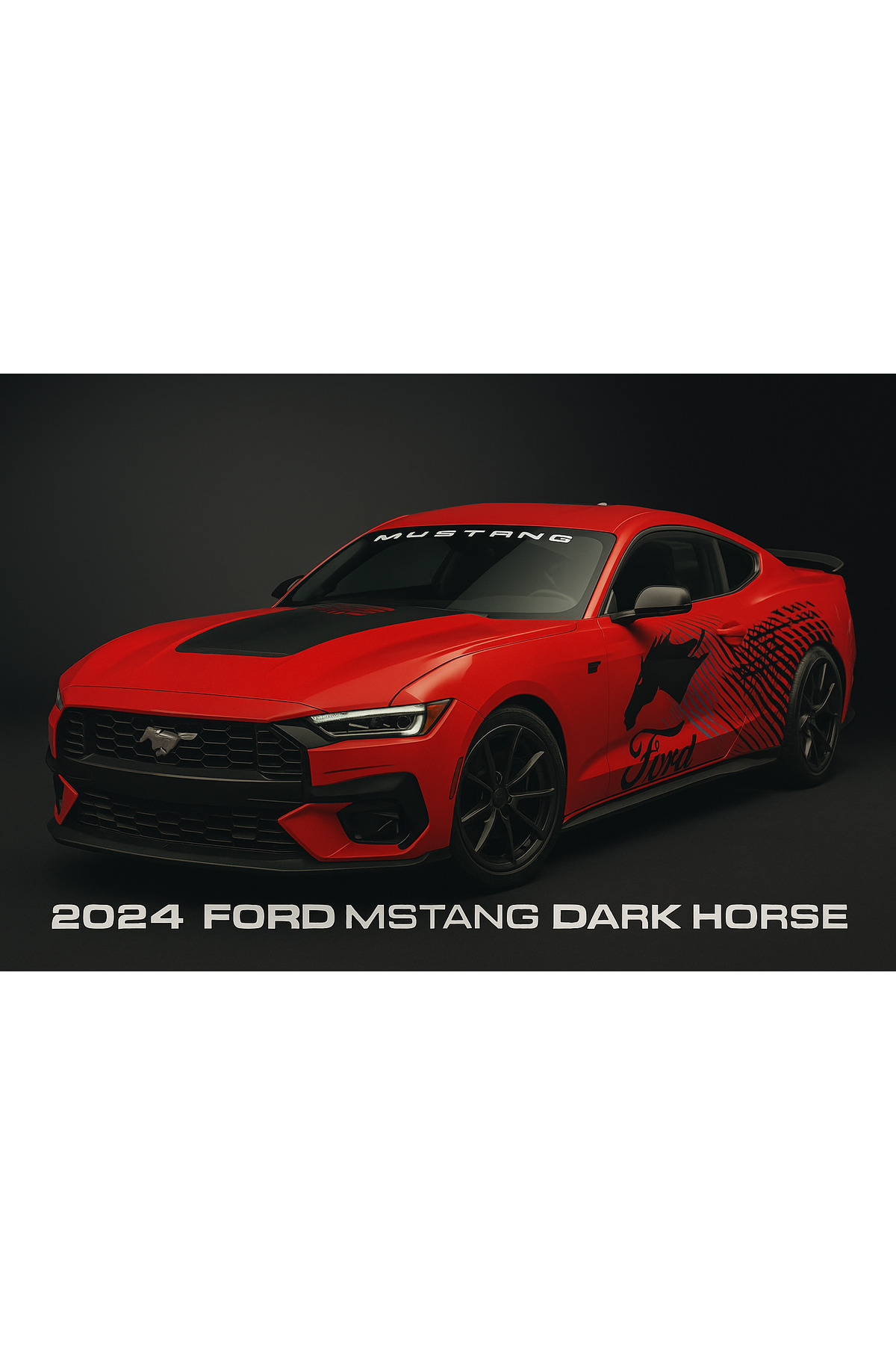 Kinsmart 2024 Ford Mustang Dark house Kırmızı - Fiyatı, Yorumları
