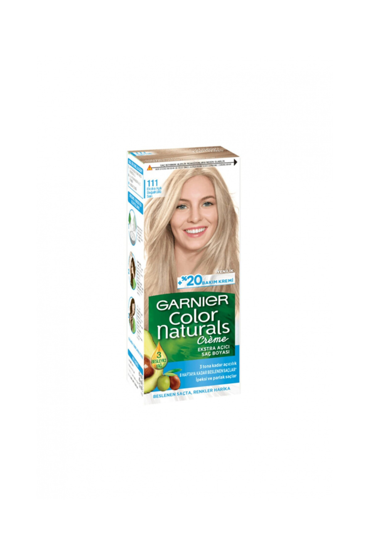 Garnier Color Naturals 111 Ekstra Açık Doğal Küllü Sarı - Fiyatı, Yorumları