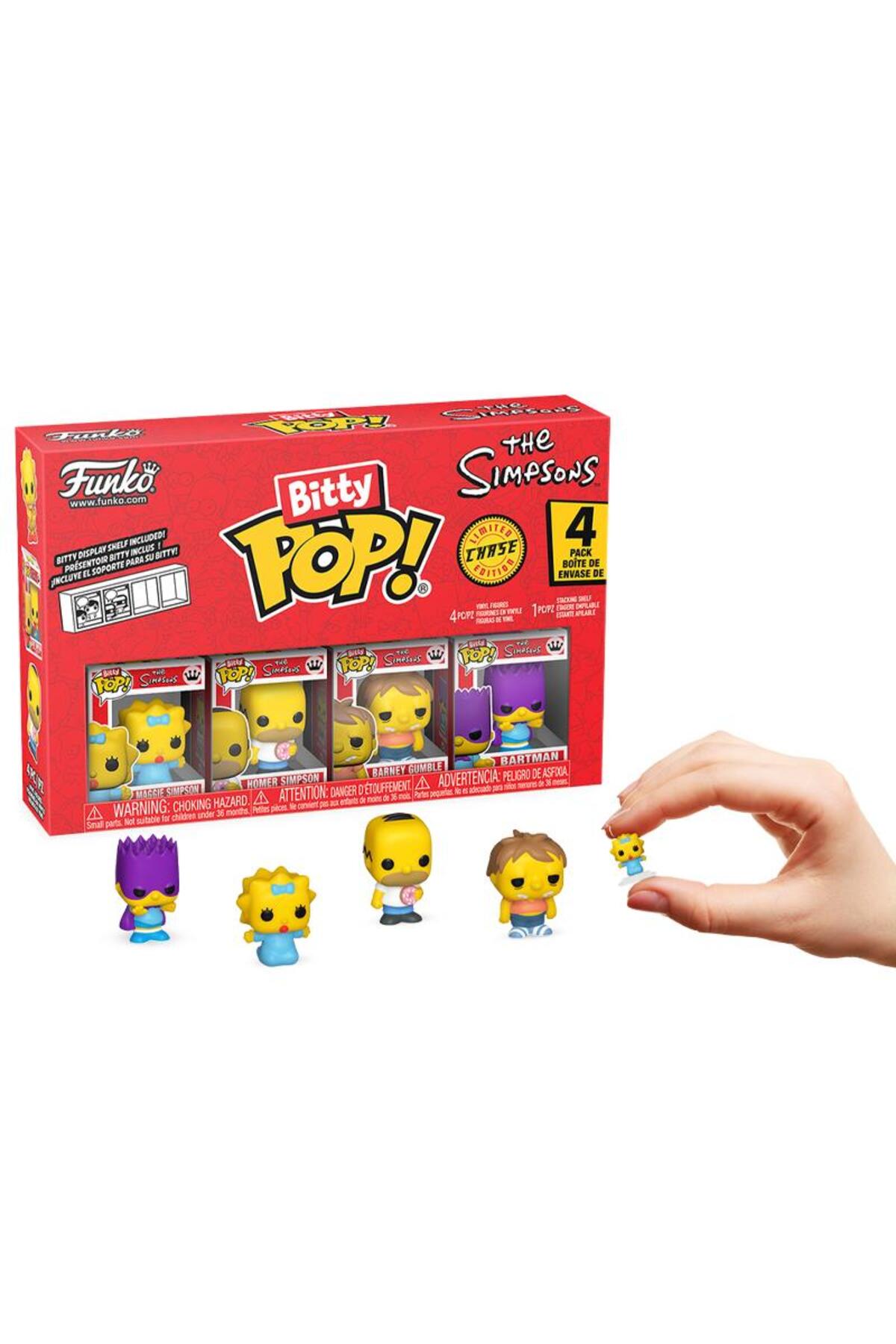 Funko Bitty Pop 4-Pack The Simpsons - Maggie Simpson, Homer Simpson ...