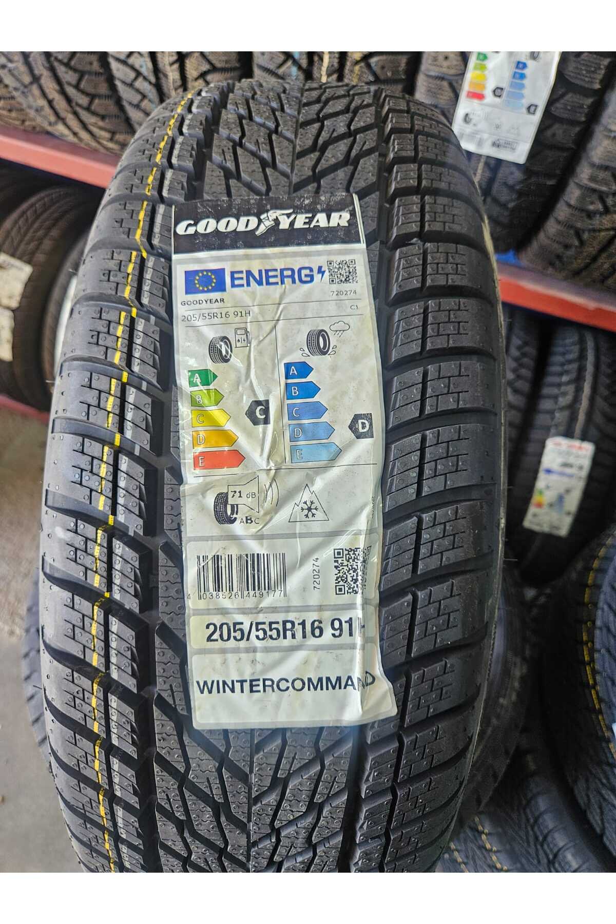 Goodyear 205/55R16 WİNTER COMMAND YENİ DESEN KIŞ LASTİĞİ - Fiyatı ...