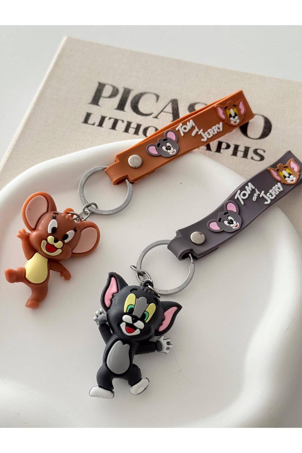 muyoso 2'li Tom & Jerry Anahtarlık ve Çanta Aksesuarı 3D - Fiyatı ...