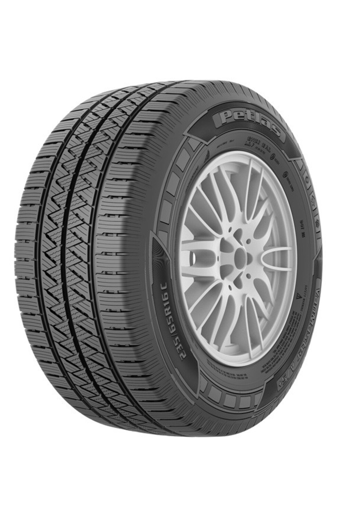 Petlas 285/65 R16 C TL 131R 12PR VANMASTER A/S + Kamyonet Dört Mevsim ...