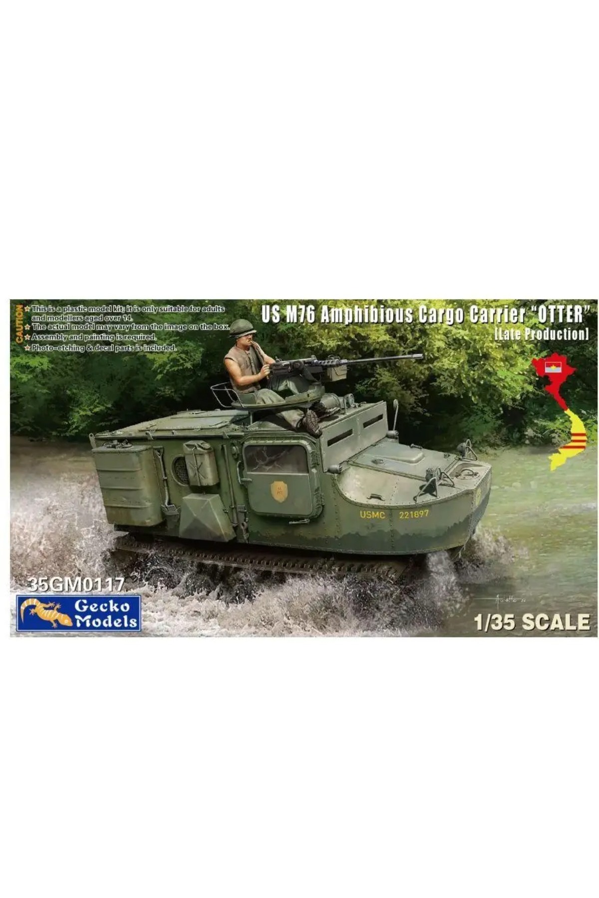 Choice Gecko Models 35GM0117 1/35 Scale US M76 Amphibious Cargo Carrier ...