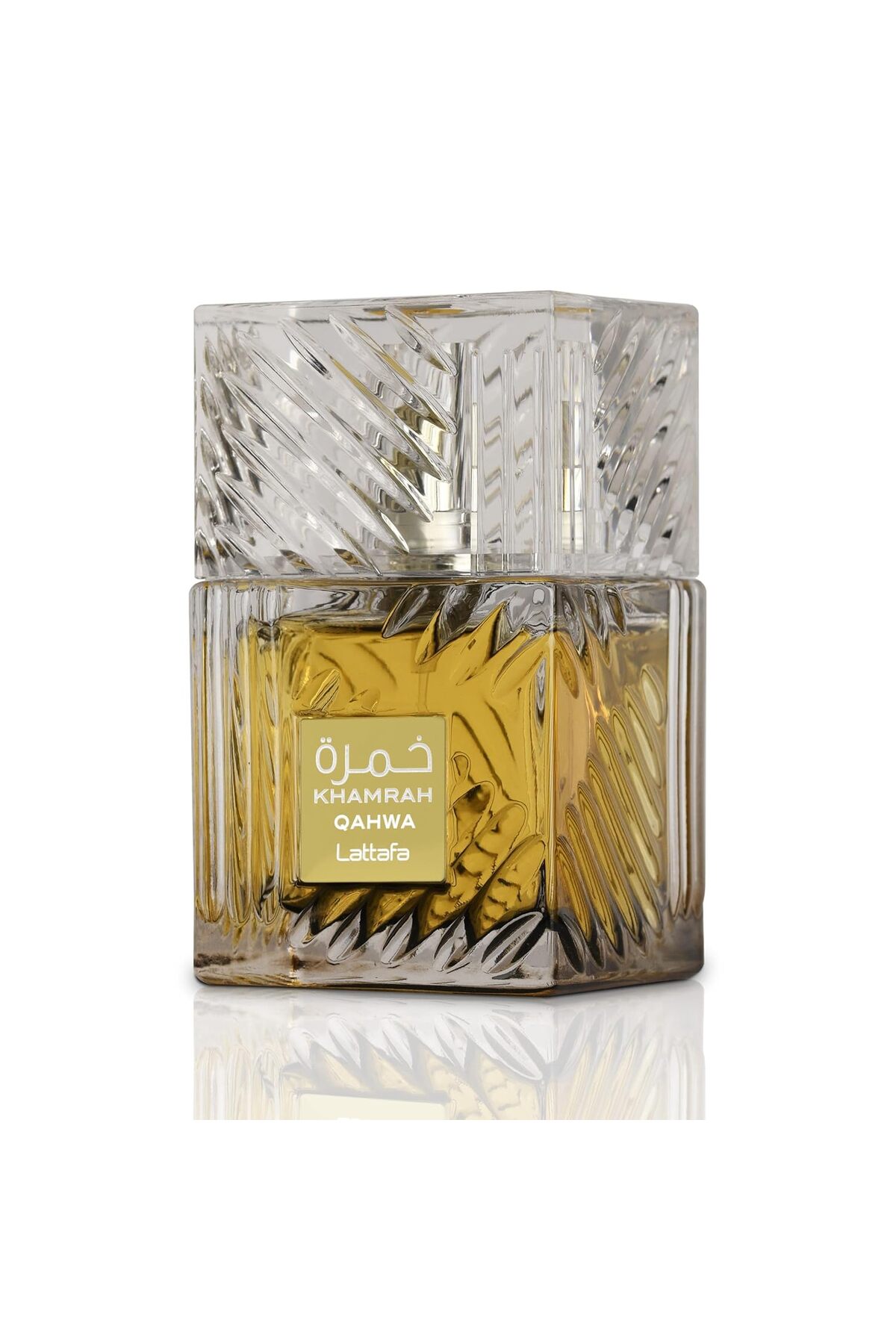 Lattafa Khamrah Qahwa Eau de Parfum, Unisex, Vanilla Cinnamon Coffee ...