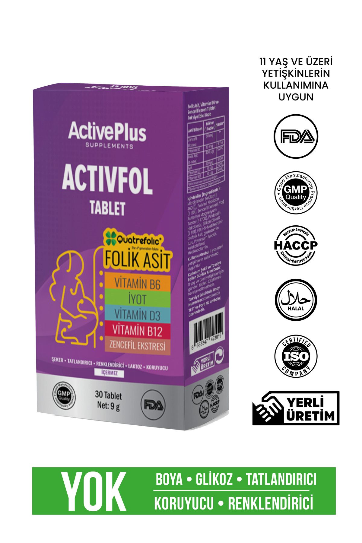 activeplus Activfol 30 Tablet - Fiyatı, Yorumları