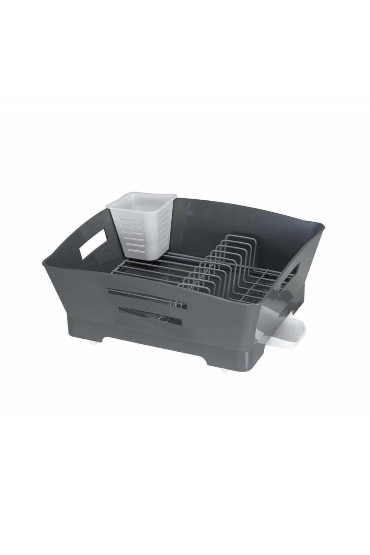 Pelikan SET ÜSTÜ Antrasit Gri Renk Plastik Tabaklık Bulaşıklık 31505 ...