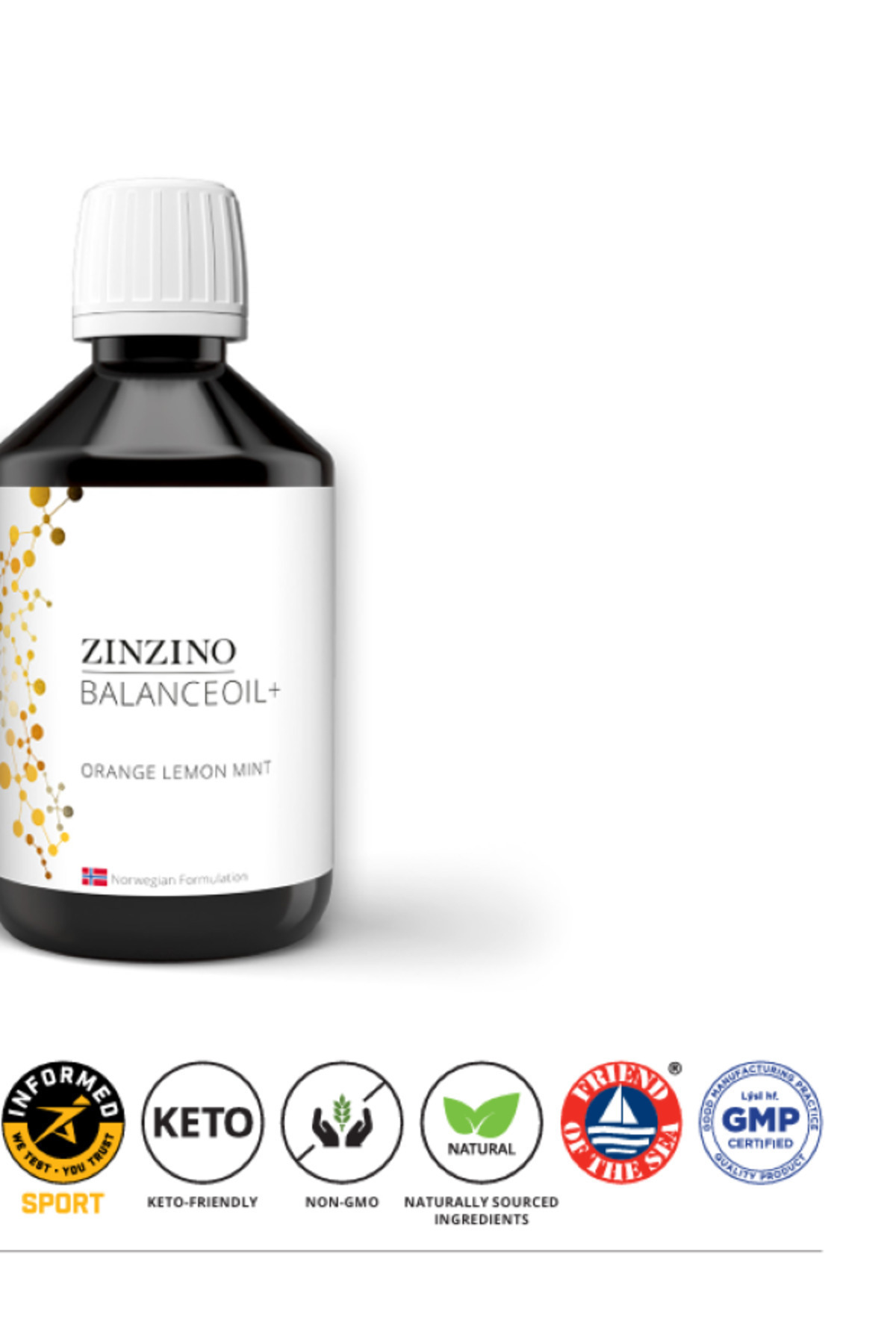 Zinzino Balance Oil 100ml, Omega-3 Vitamin D, Portakal Limon Nane, 1 ...