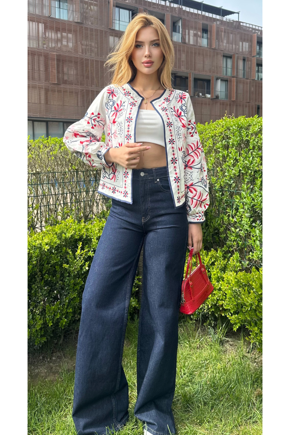 Angel Mia Vintage Balon Kol Ceket Bordo - Fiyatı, Yorumları