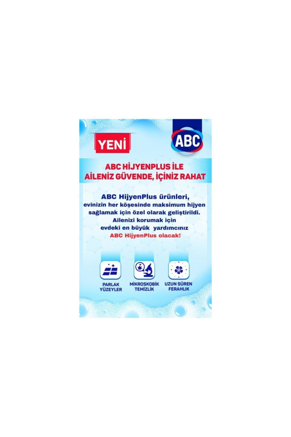 ABC Yüzey Temizleyici Hijyen Plus 2,5 lt Fiyatı, Yorumları - Trendyol