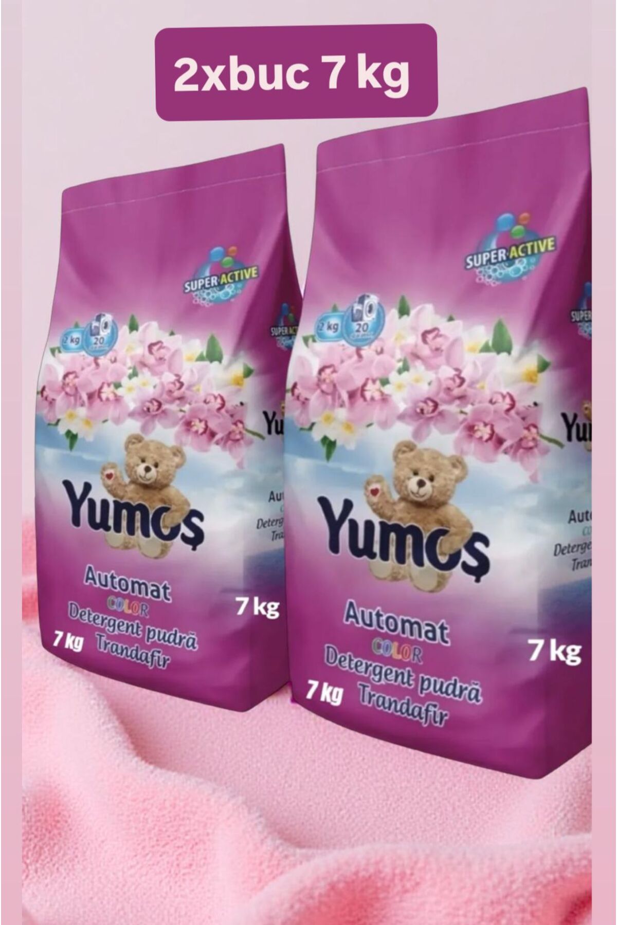 Yumoş Yumos automatic detergent rose color-7kg- Trendyol