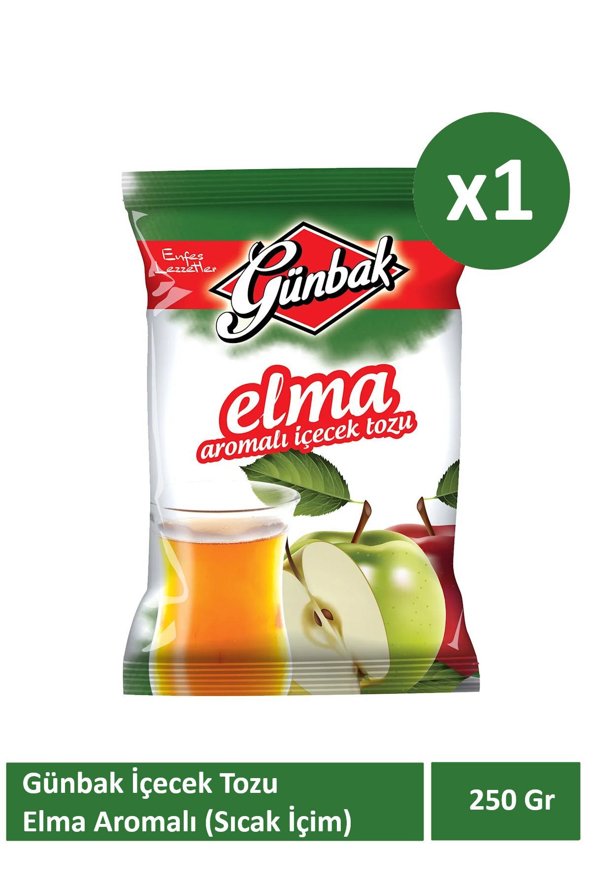 Günbak Elma Aromalı Toz İçecek 250 gr - Fiyatı, Yorumları
