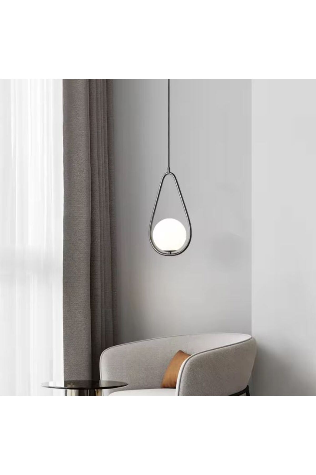 Lumini de Poveste Pendul Moon Land Black- Trendyol