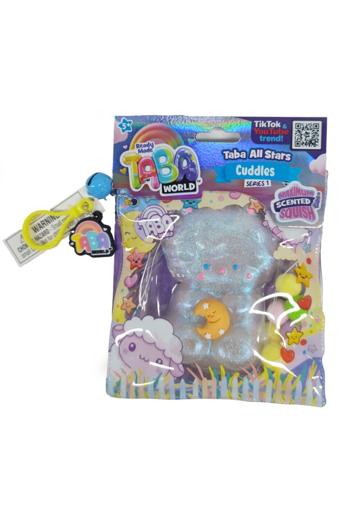 TOYFEST Taba World Cuddles Simli Bulut Squishy Oyuncak Seri 1 Pom Pomlu ...