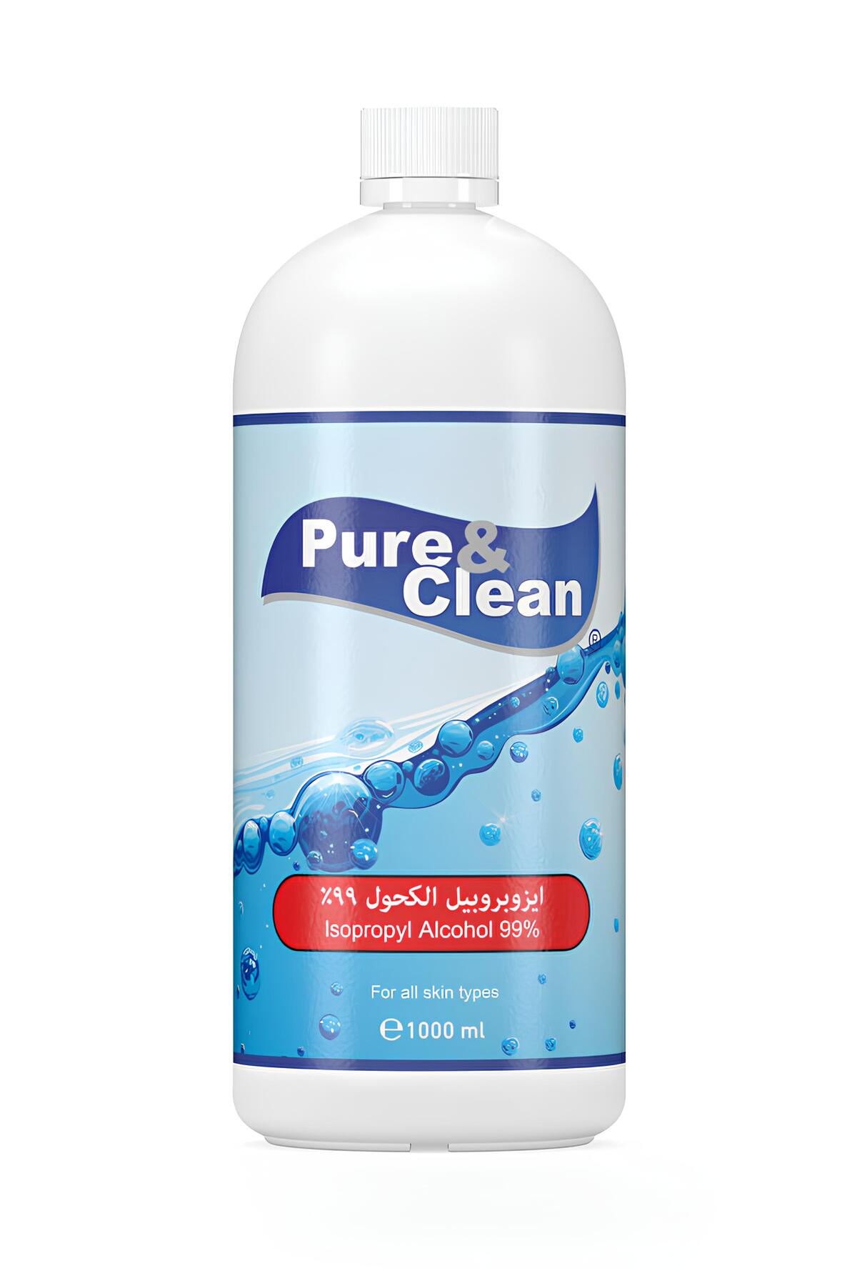 Pure Clean Pure & Clean 99.9% Pure Medical Grade Isopropyl Alcohol 1L ...