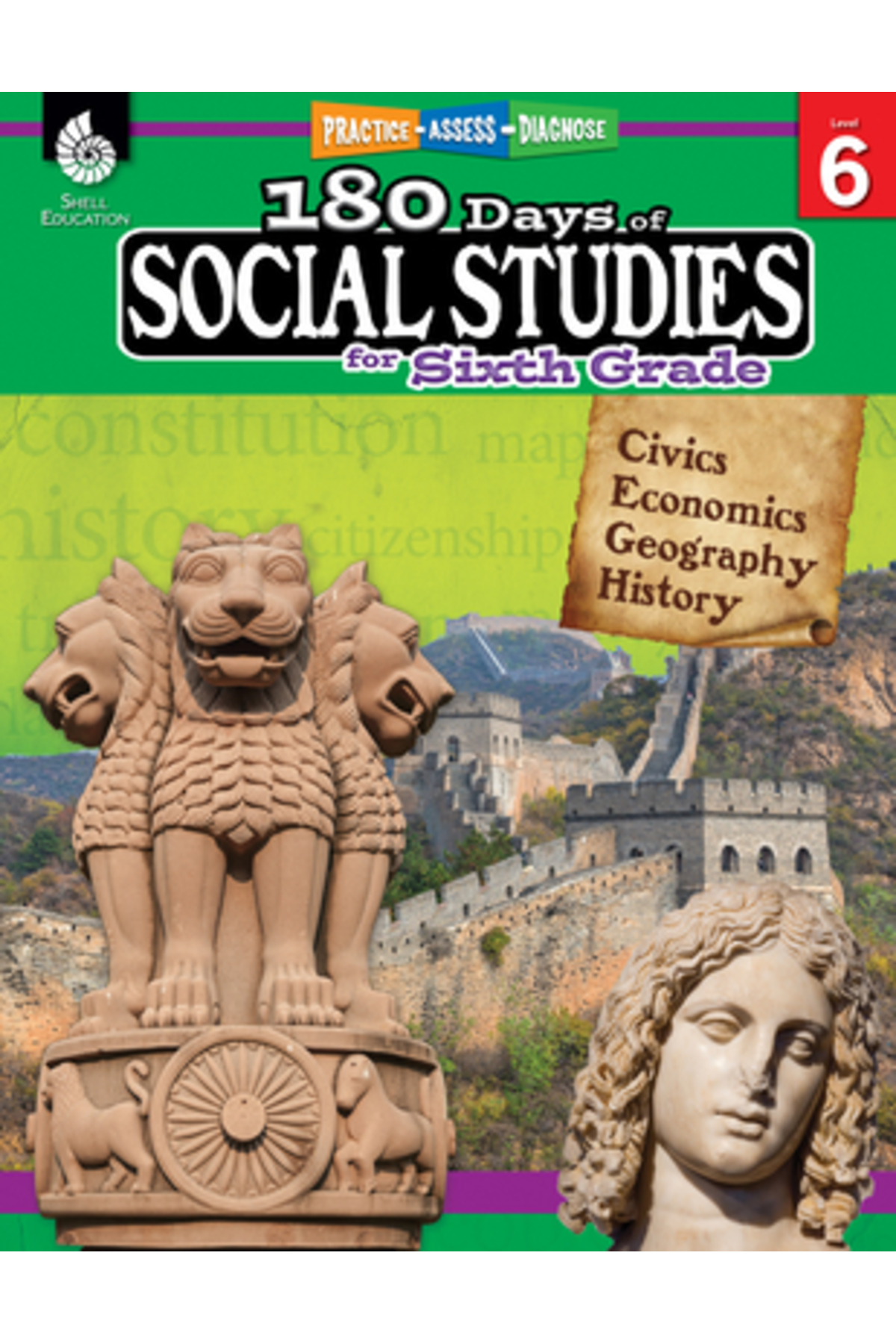 Shell Educ Pub 180 Days of Social Studies for Sixth Grade (Grade 6 ...