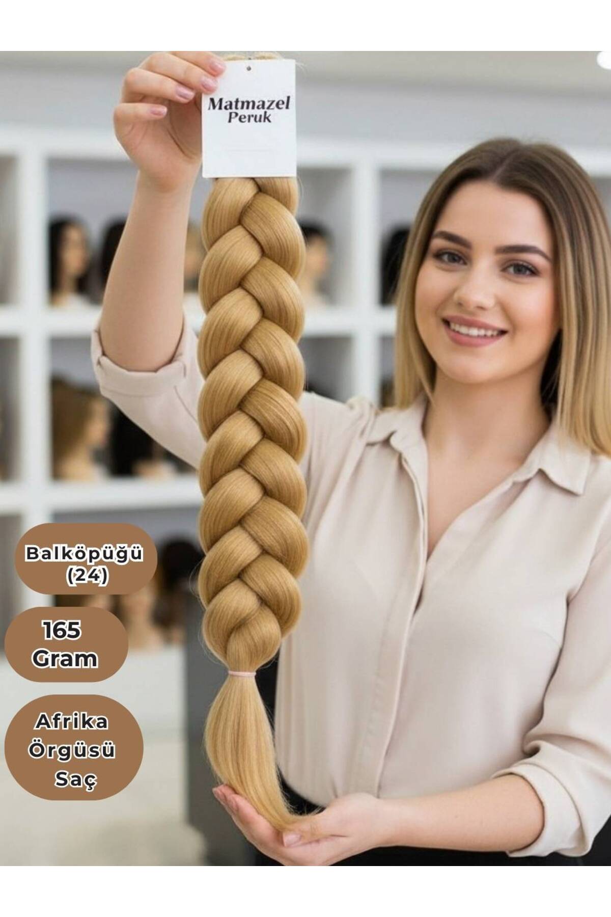 My Hair Türkiye 165 Gramlık Afrika Örgüsü Saç Fiber Sentetik Balköpüğü ...