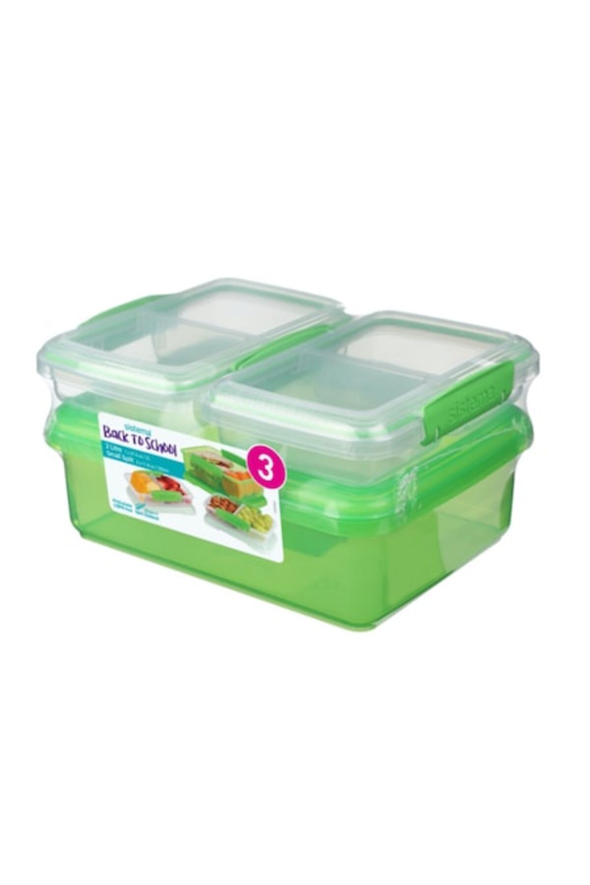 Sistema Set of 3 Food Storage Boxes - Back To School 2L, 2 x 350ml ...