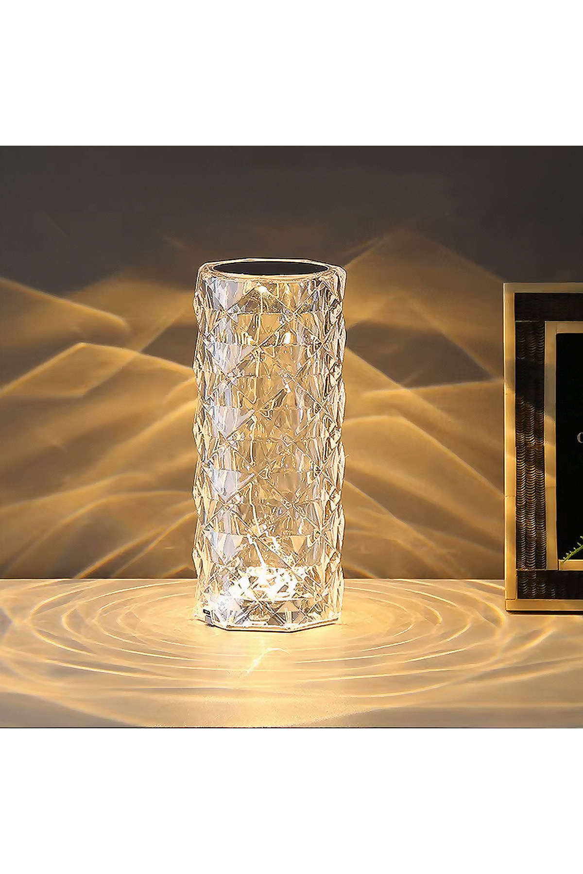 K2 KML107 Kristal Elmas Dokunmatik Usb Sarjlı Rgb Kumandalı Masa ...