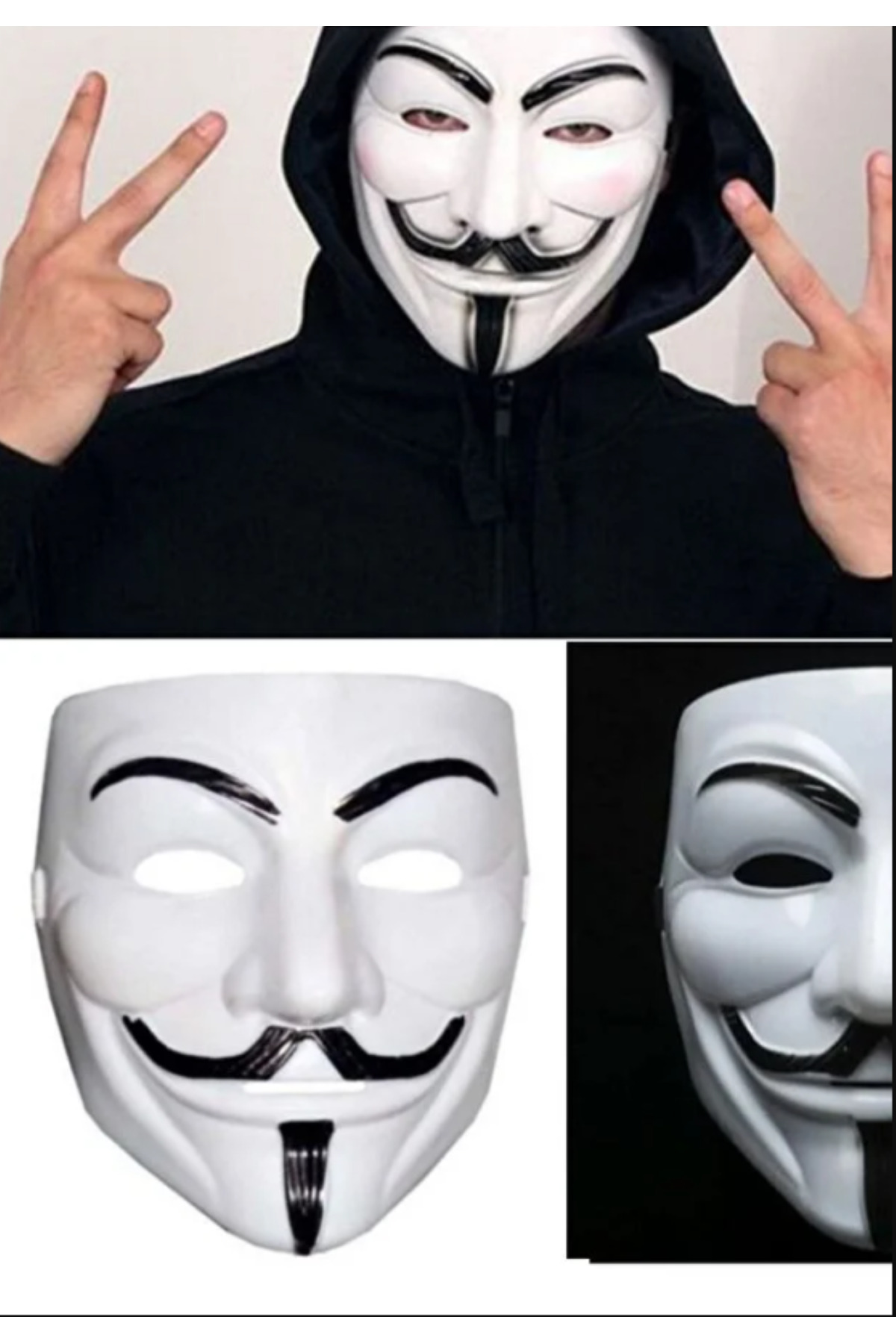 PartAntalya Cadılar Bayramı Için V For Vendetta Maskesi Guy Fawkes ...