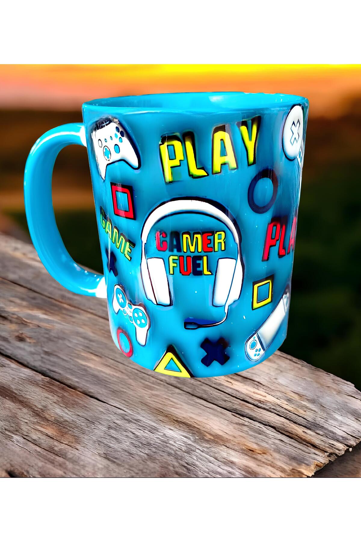 Mugs and love Gamer büyük boy porselen kupa - Fiyatı, Yorumları