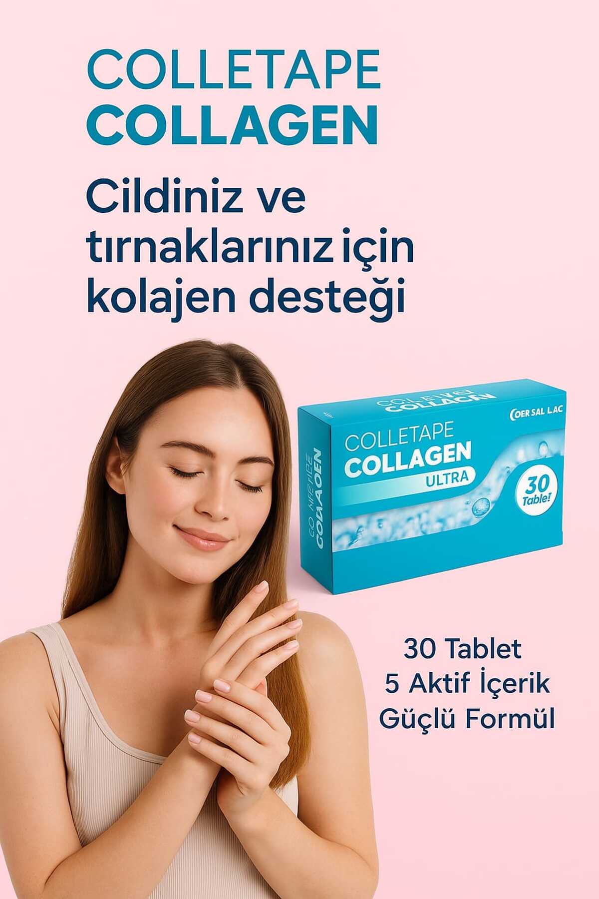 Colletape Collagen Collagen Ultra Colletape 3 Aylık Paket Tablet ( 3 ...