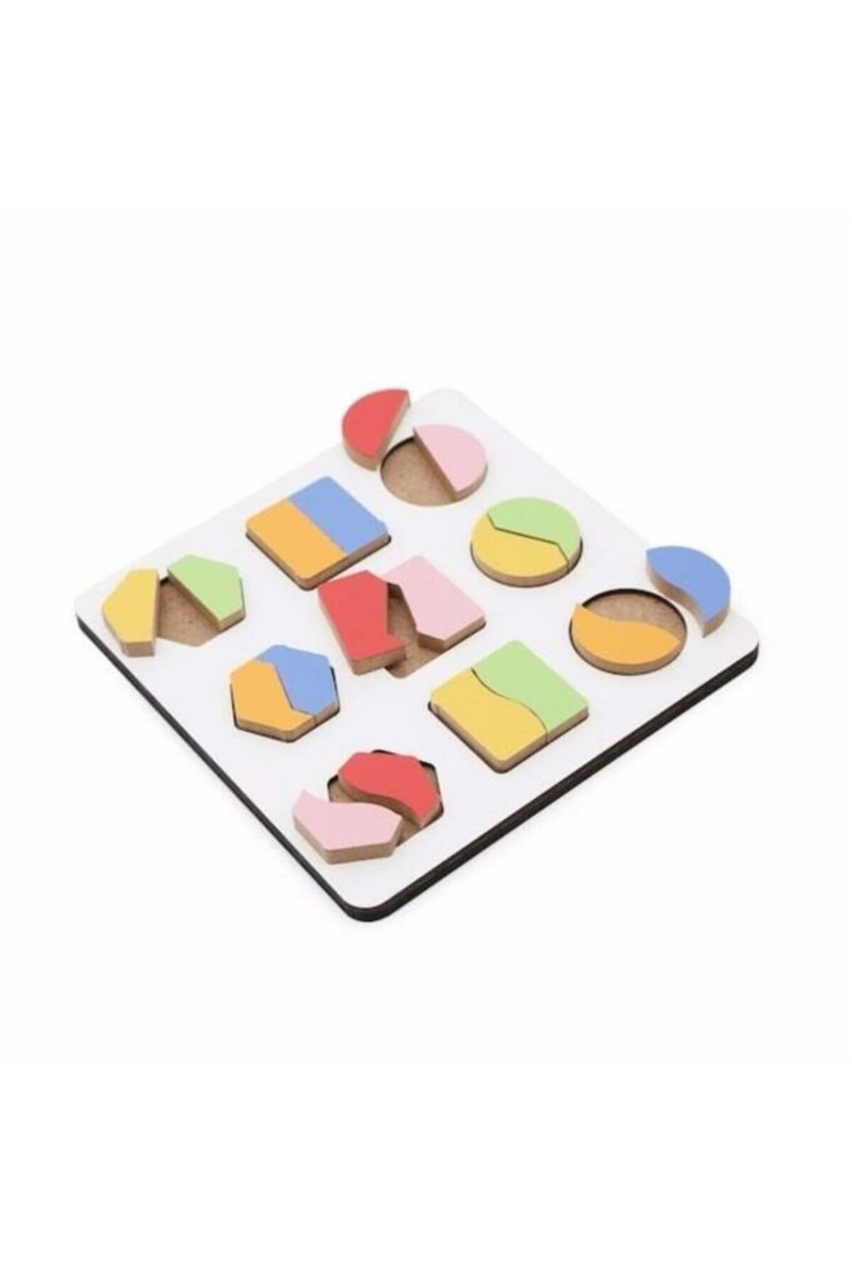 Kiddico Toys Eğitici Geometrik 2 Çizgi Şekiller – Zihin Oyunu - Fiyatı ...
