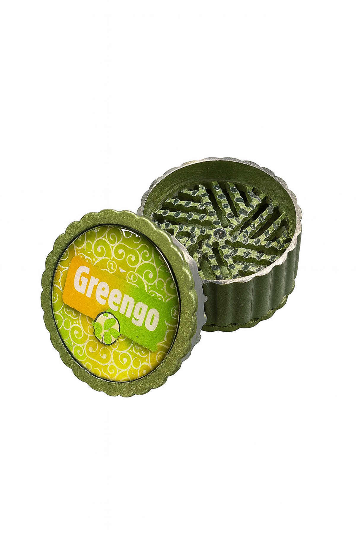 Greengo Green Yeni Model 40mm Keskin Bıçak 3 Katlı Metal Tütün Öğütücü ...
