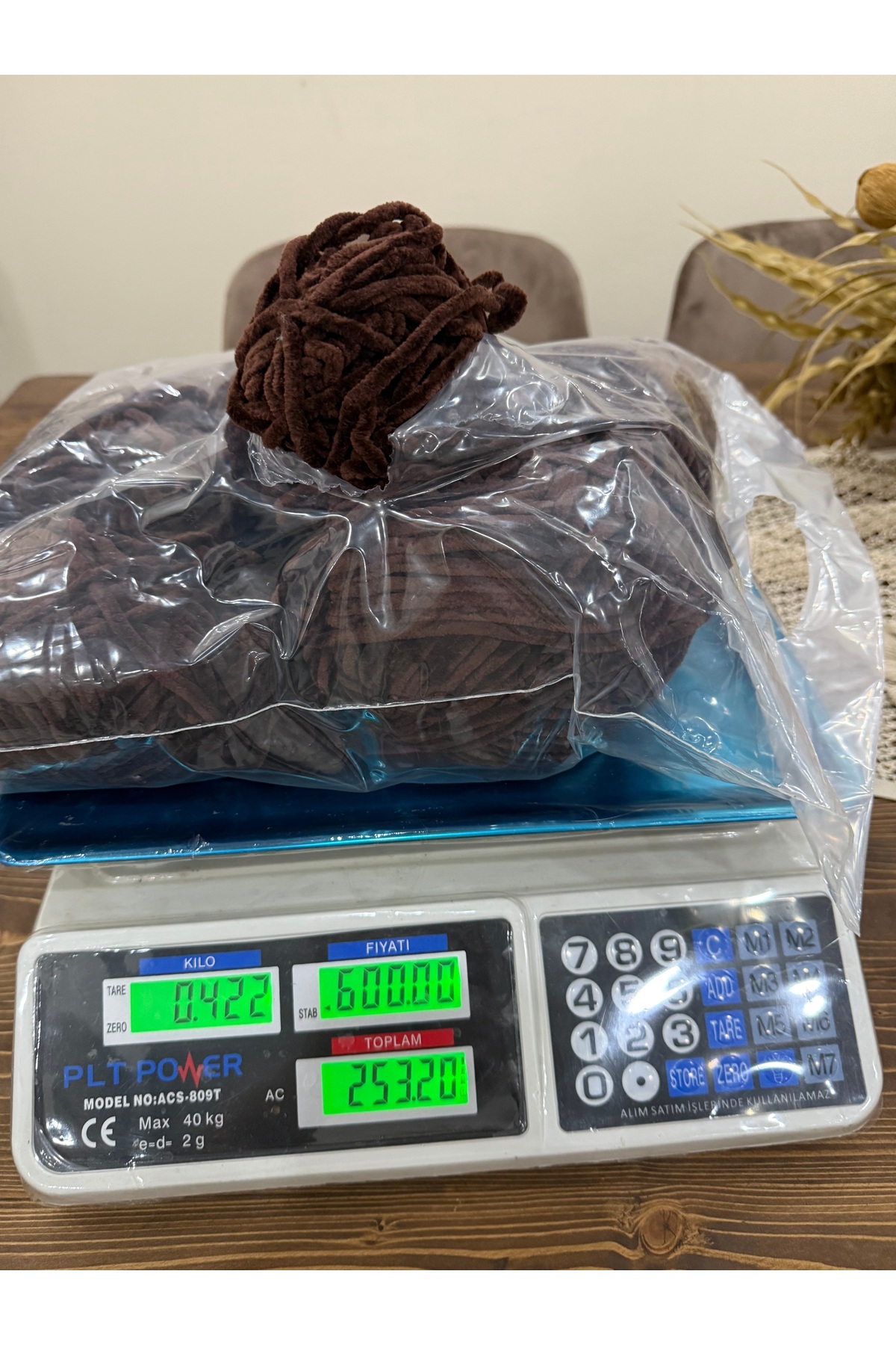 SÜSLÜTASARIM Himalaya dolphine baby kadife ip(acı kahve)422 gram ...