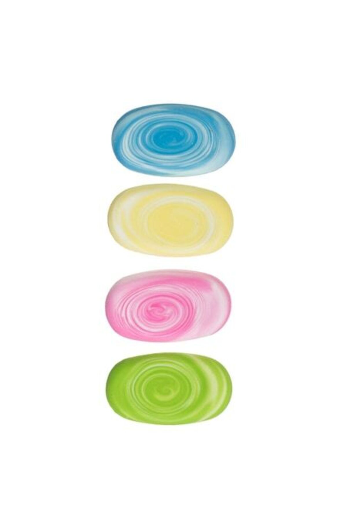 SHOPIENS Set 4 gume colorate, design spiralat, accesorii pentru școală ...