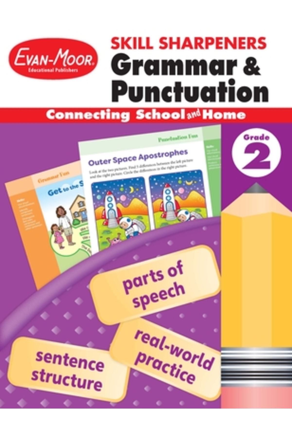 Evan-Moor Educ Publ Skill Sharpeners Grammar and Punctuation, Grade 2 ...