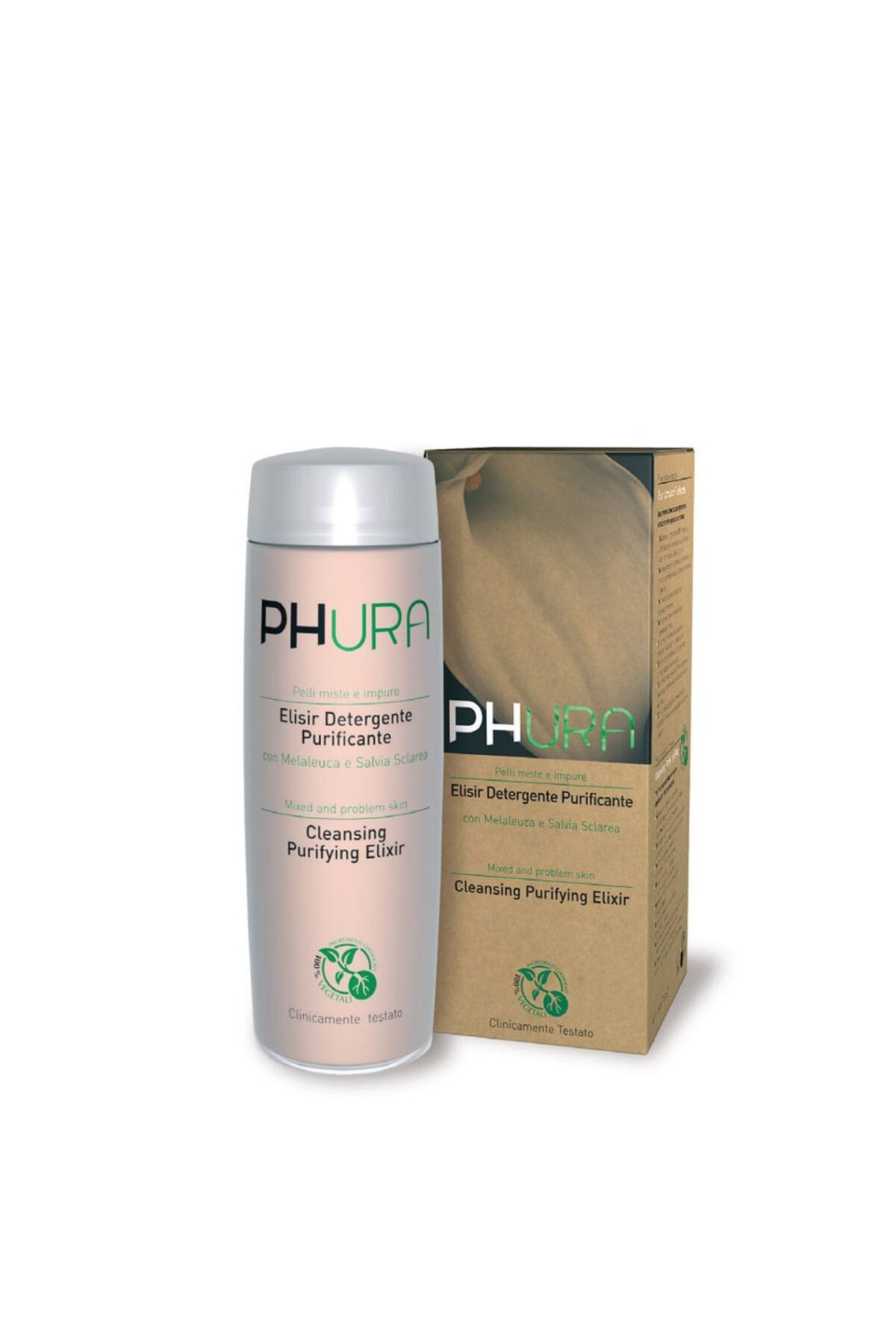 Phura Purifying cleansing elixir for combination skin, with melaleuca ...