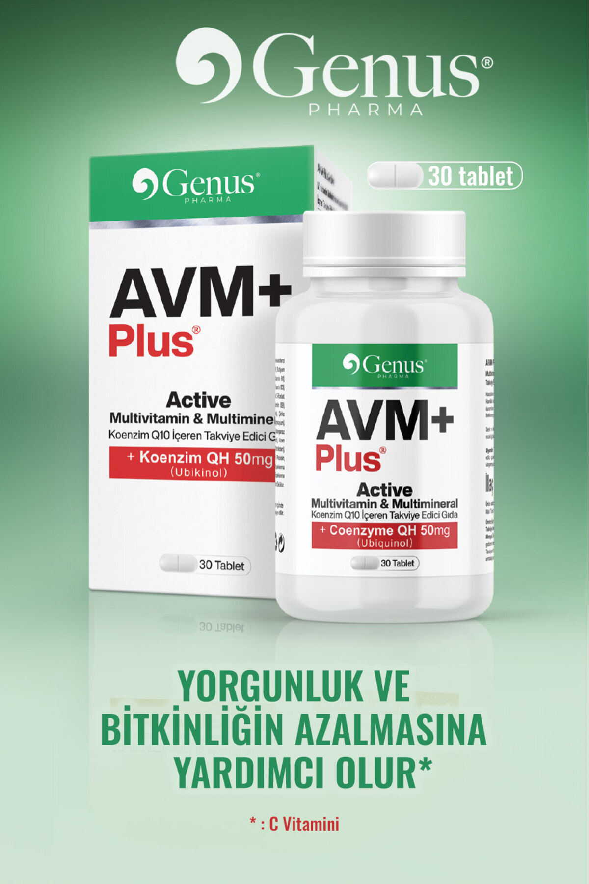 Genus PHARMA Avm Plus Active, Yorgunluk Ve Bitkinliği Azaltmaya ...