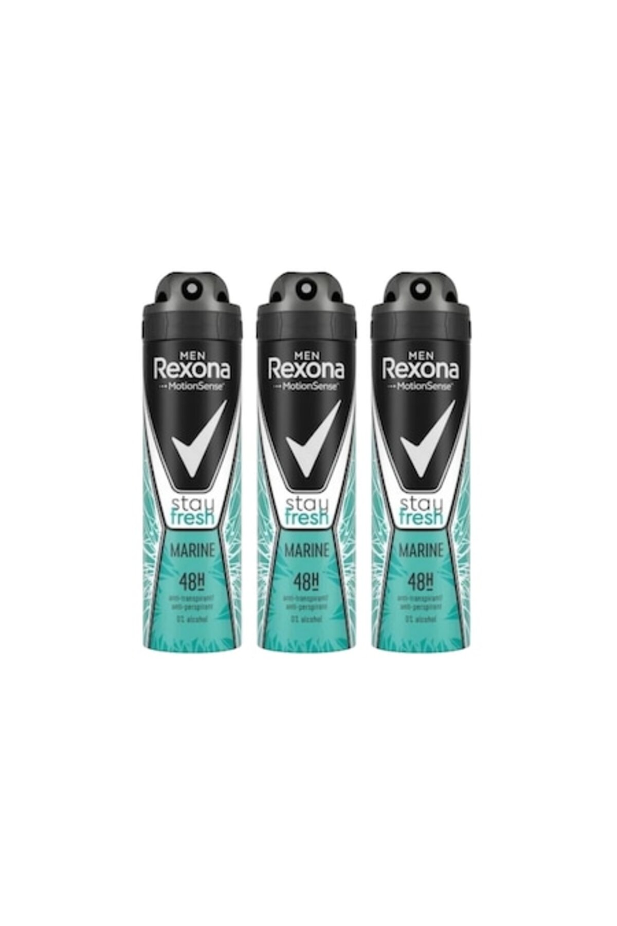 Rexona Set 3 x Deodorant Antiperspirant Spray Stay Fresh Marine Men ...